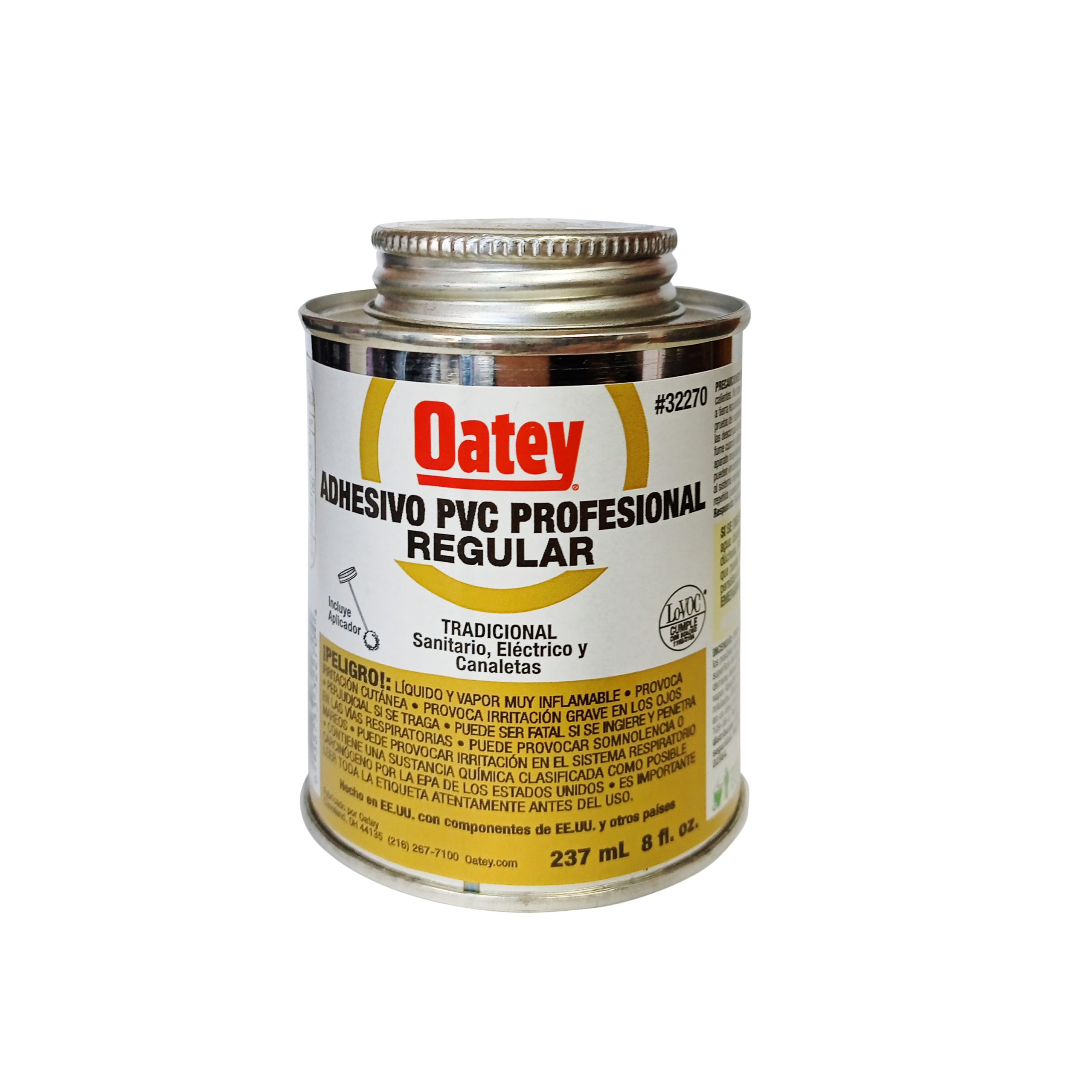 Adhesivo PVC Oatey normal 237ml - Agua Planet