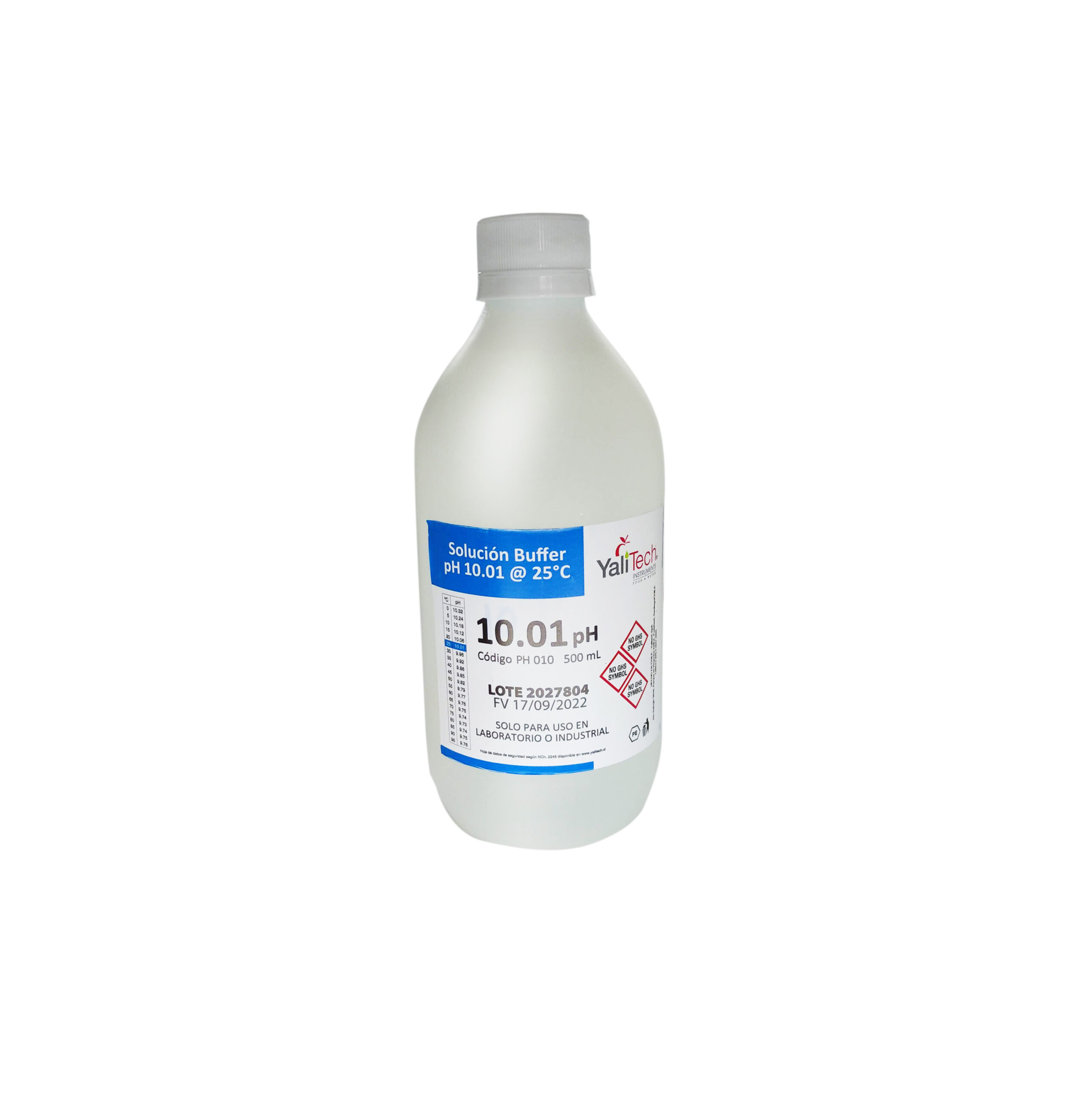Solución buffer 500ml PH 10,01 - Agua Planet